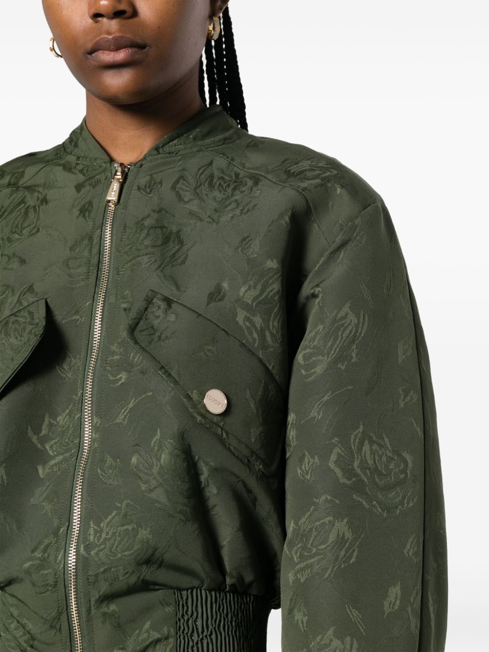 Bomber jacket with print
