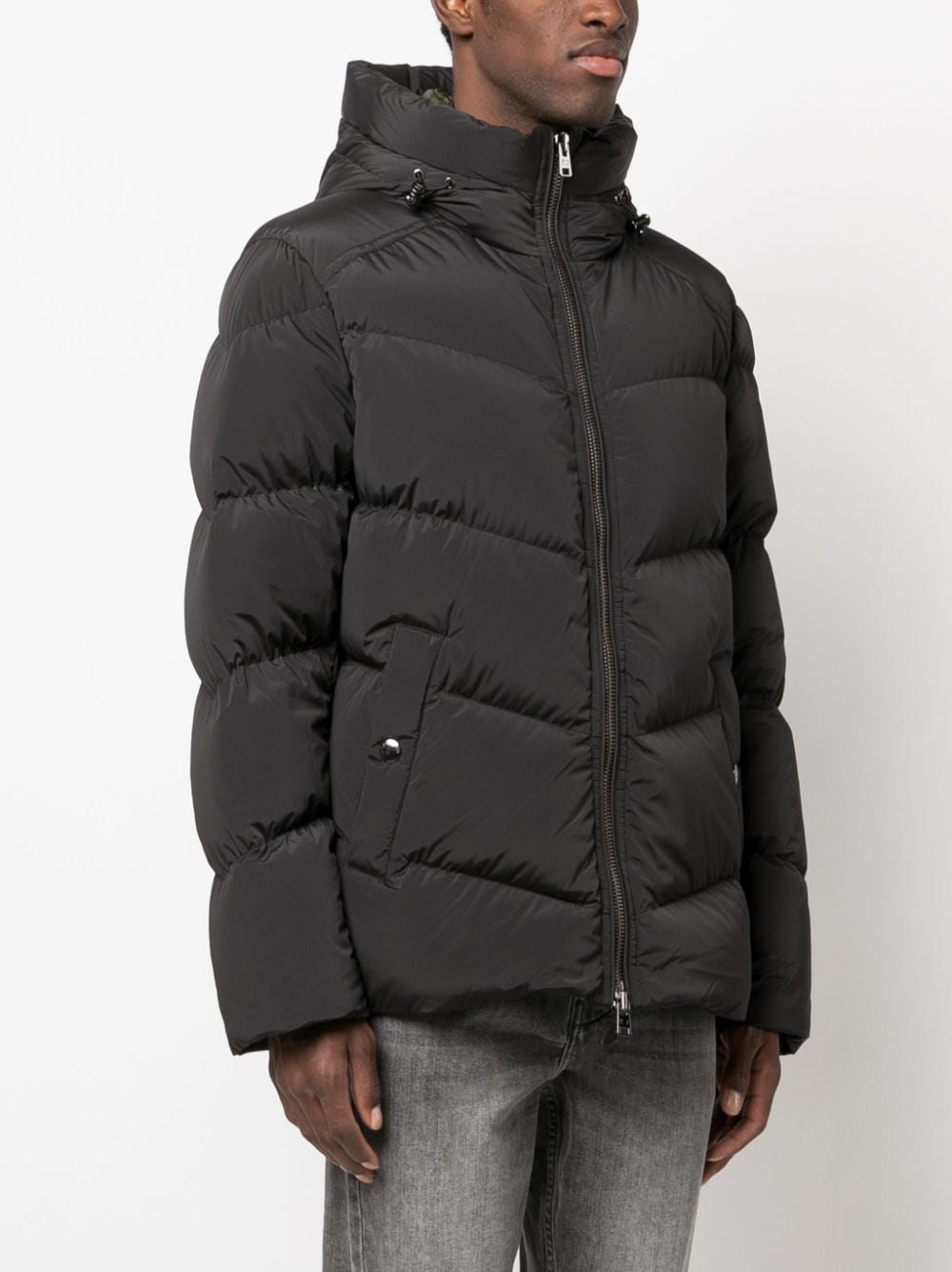 Padded hooded jacket