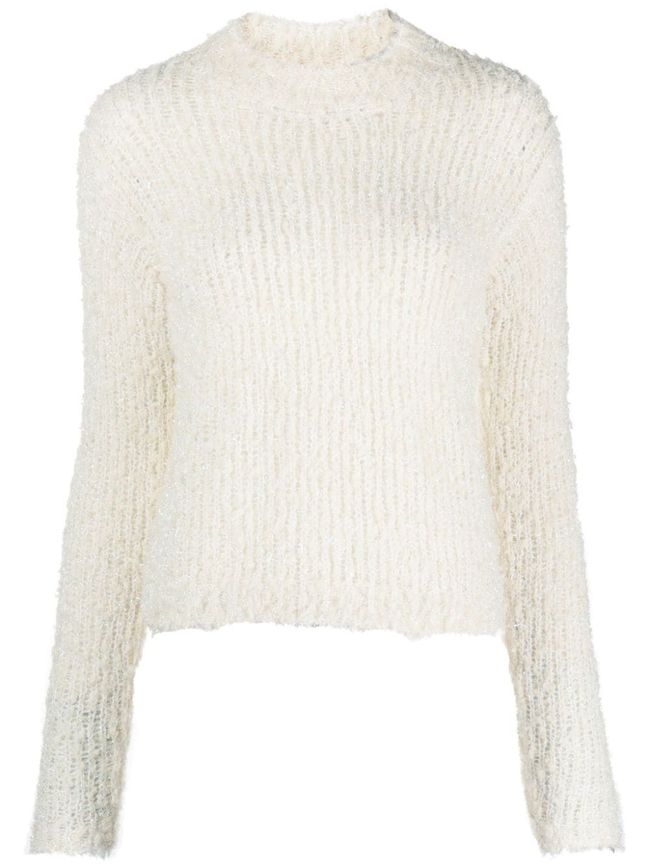 Chunky-ribbed jumper
